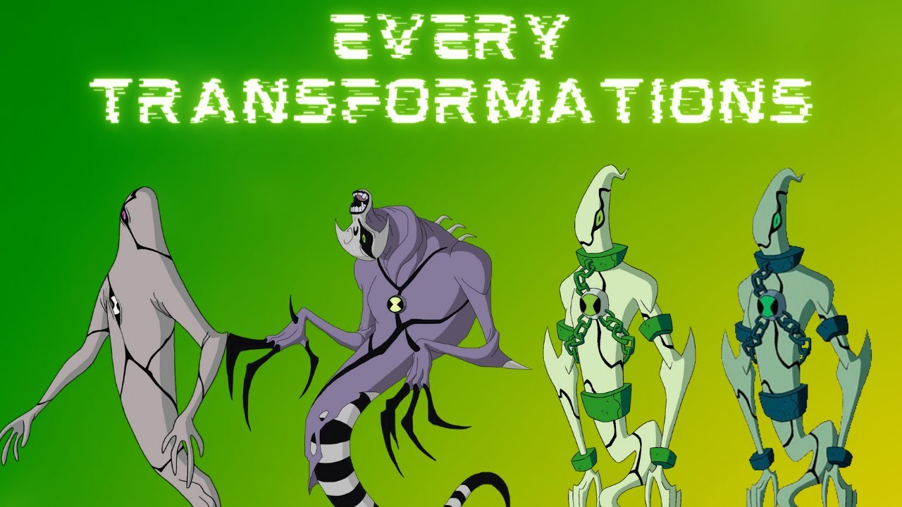 EVERY GHOSTFREAK TRANSFORMATIONS - YouTube