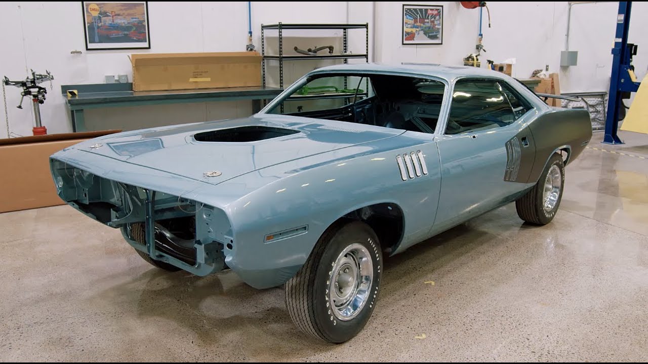 1971 'CUDA 440-6 4-SPEED IN WINCHESTER GRAY IS COMPLETED. OH YEAH, IT'S ...