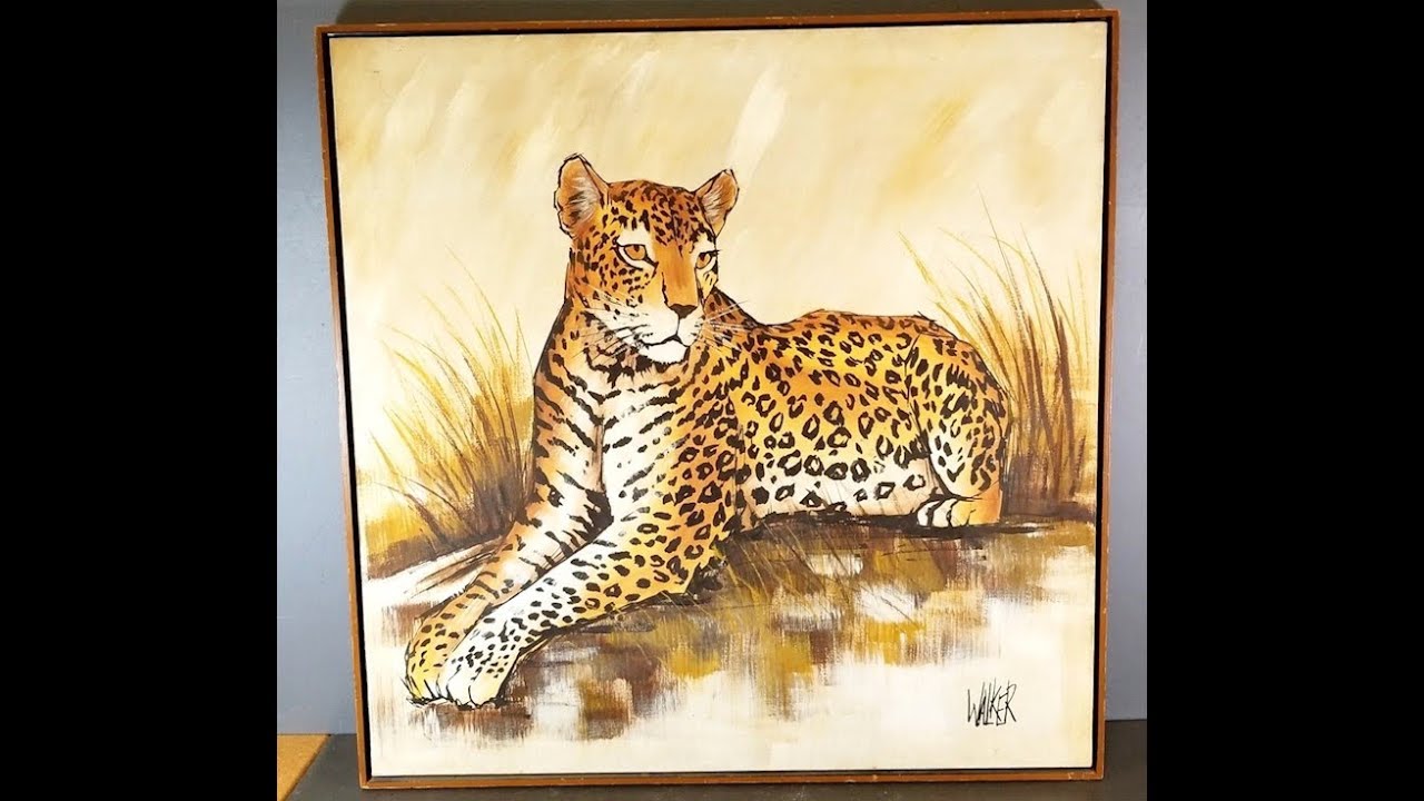 J. Walker Original Paintings ~ Unknown Mid-Century Fine Artist - YouTube