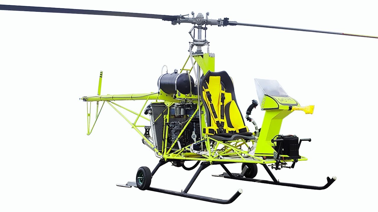 2022 New Experimental Ultralight Helicopter Partizan Promo video - YouTube