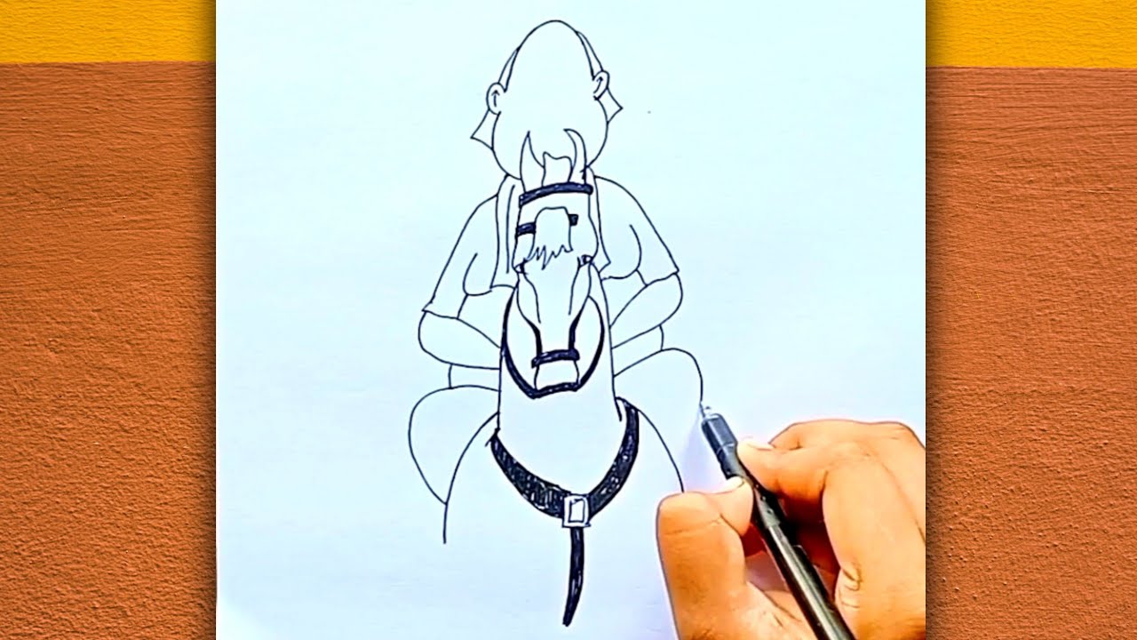 HOW TO DRAW GOPAL BHAR STEP BY STEP/ EASY GOPAL BHAR CARTOON / GOPAL ...