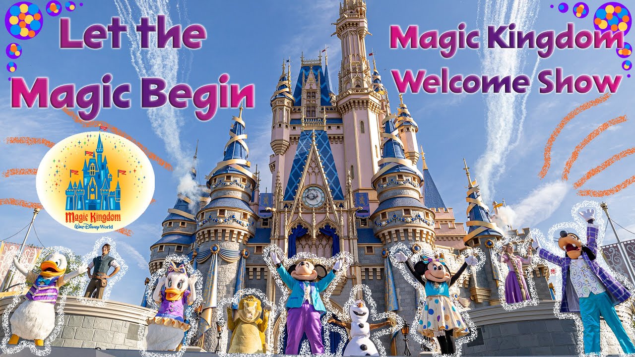 Let the Magic Begin Magic Kingdom Welcome Show in VR180 3D - YouTube
