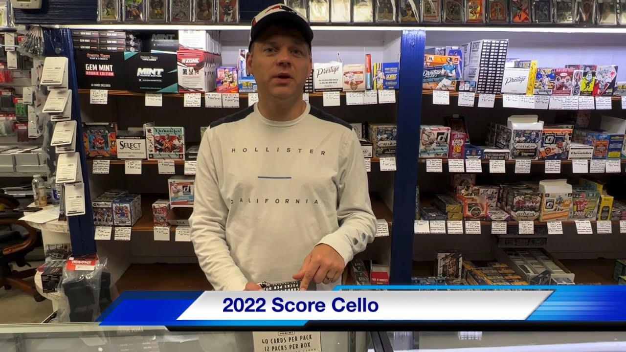 2022 Panini Score Football Fat Pack Cello Box Break - YouTube