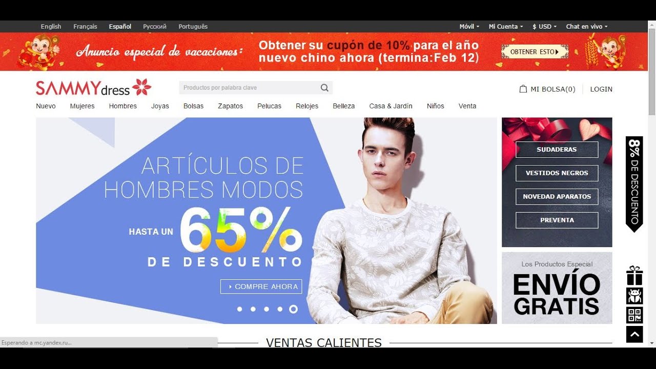 Compras en SammyDress desde Centroámerica - Cómo comprar? / Experiencia ...