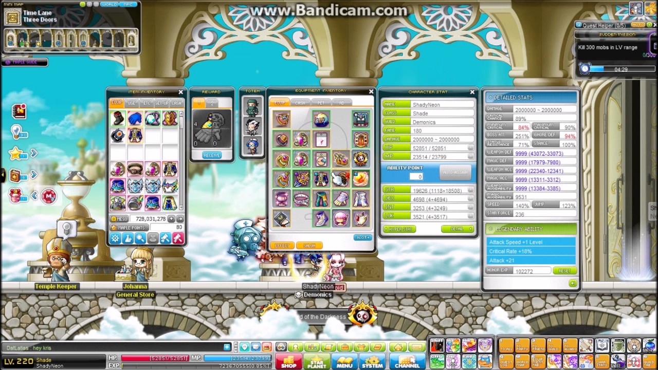 Maplestory EMS Shade Equip Video [08.11.16] - YouTube