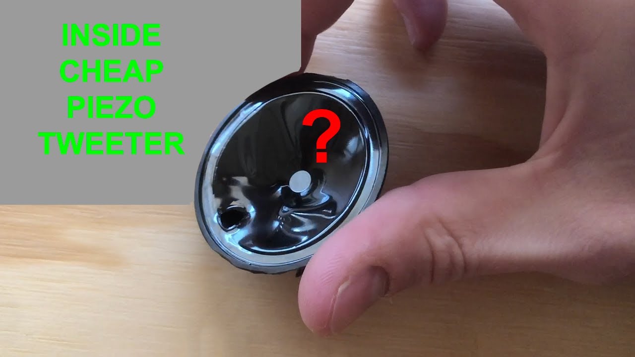 What's Inside a Cheap Piezo Tweeter Speaker? - YouTube