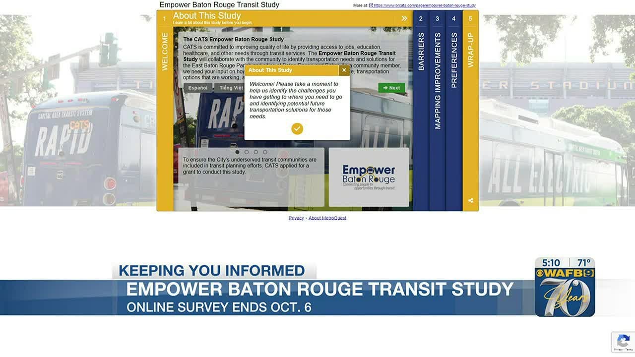 Empower Baton Rouge Transit Study - YouTube