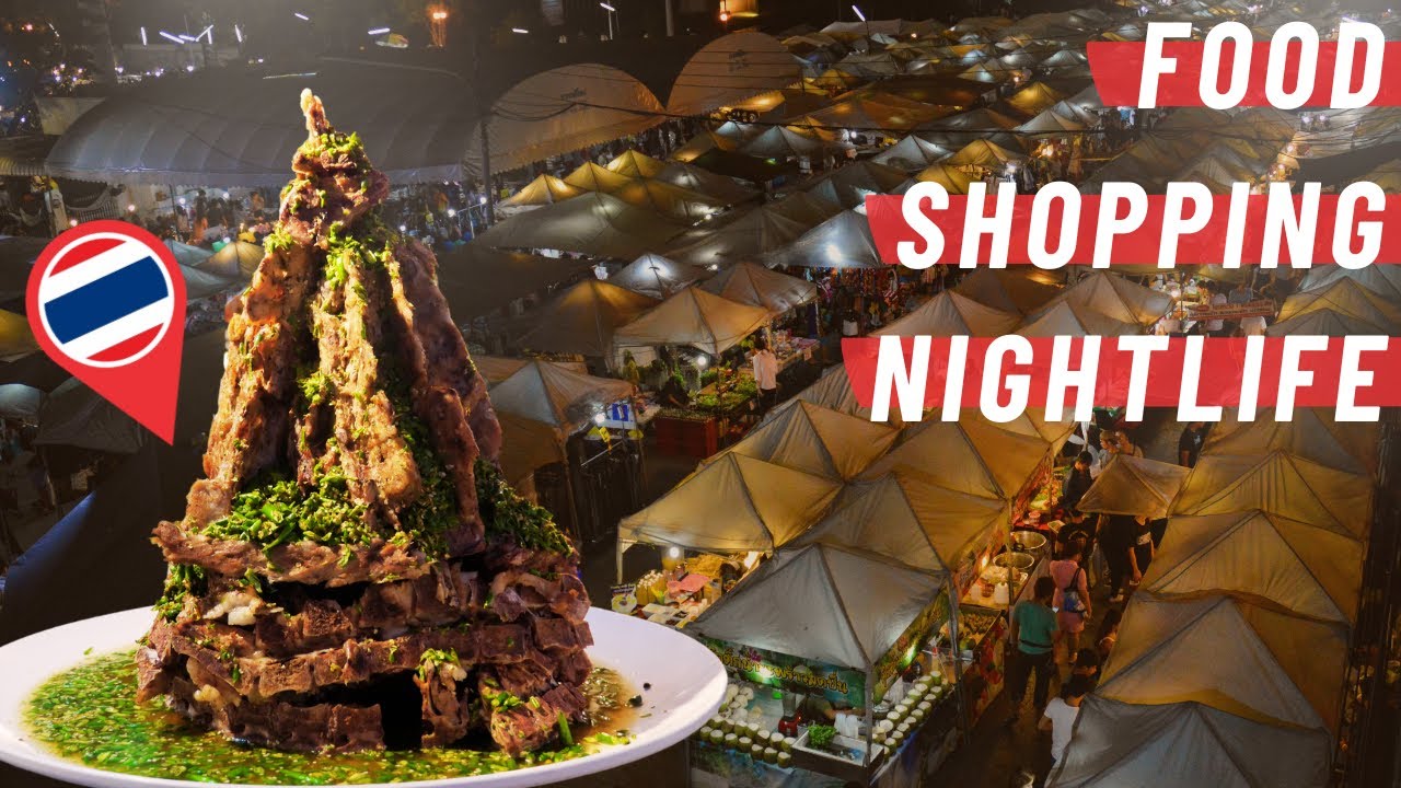 Everything we ate at The Number 1 Night Market in Bangkok - YouTube