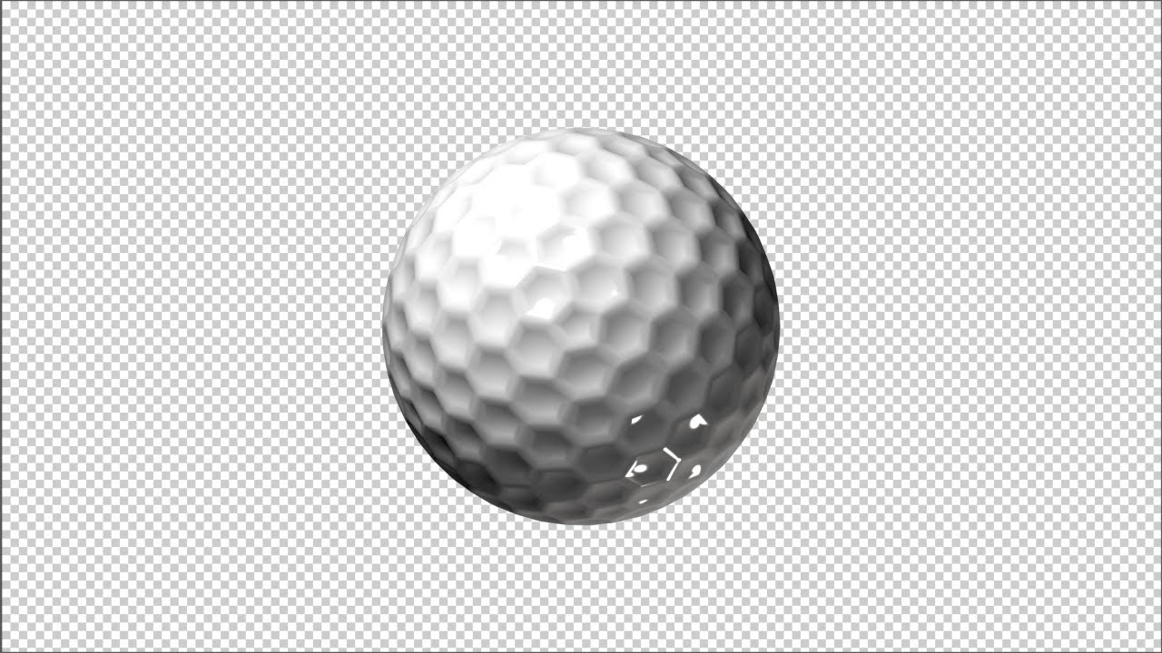 Spinning Golf Ball (Loop) - YouTube