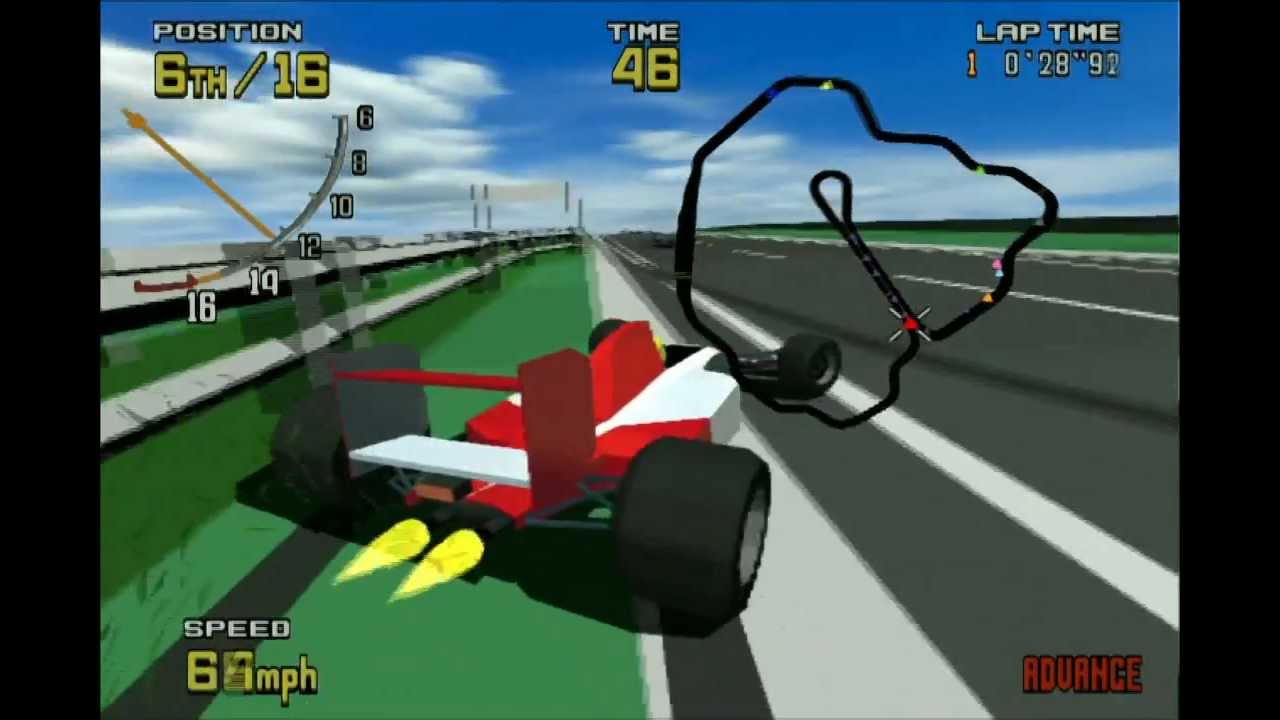 Virtua Racing - Arcade - Acropolis - YouTube