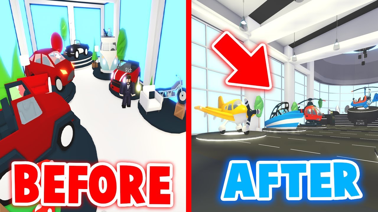 Old Car Shop Vs The NEW CAR SHOP In Adopt Me! (Roblox) - YouTube