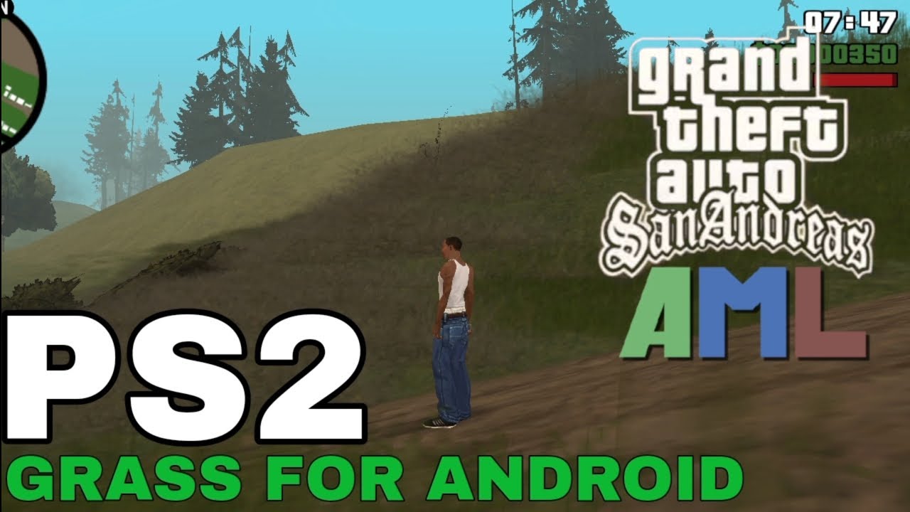 PS2 Grass for gta sa android + plugin ( AML only ) - YouTube