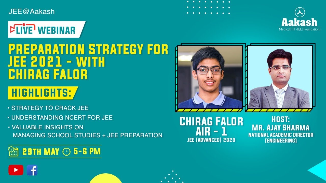 Preparation Strategy For JEE 2021 With JEE Advanced 2020 Topper preparation-strategy-for-jee-2021-with-jee-advanced-2020-topper