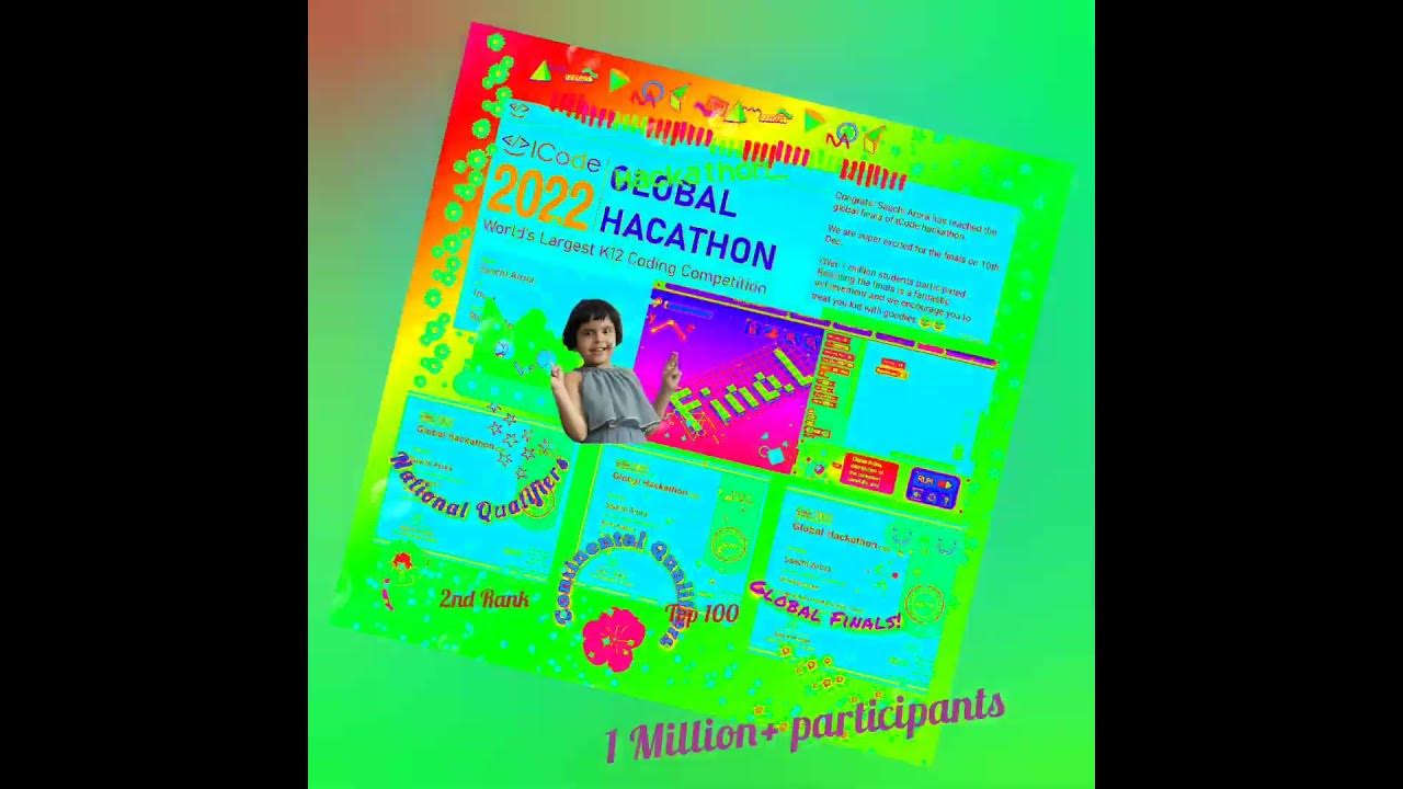 National Qualifier, Asia Reginal & Global Finals! ICode Global Hackathon 2022 | Coding Finale ...