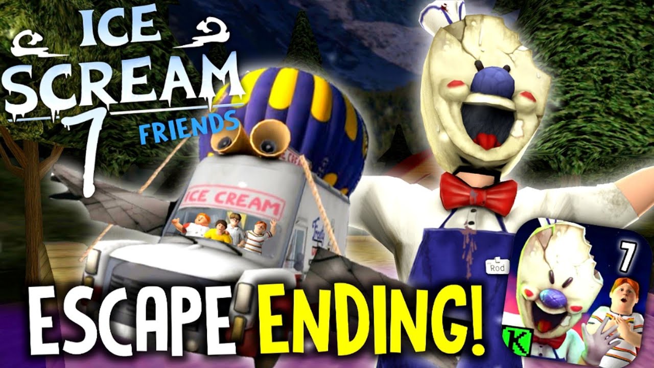 Ice Scream 7: Mike Converts Rod's Van Into VALLON To Escape From Rod's ...