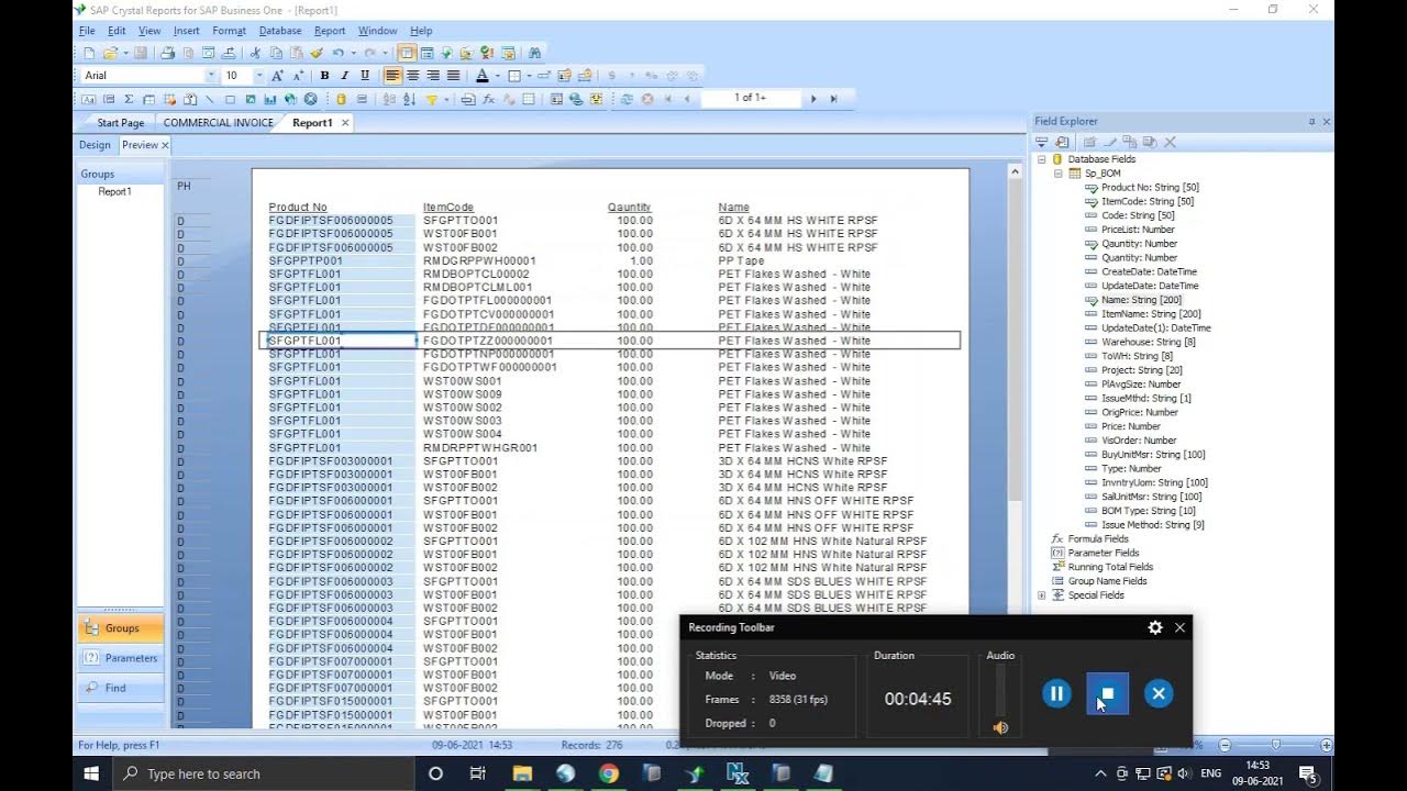 How To create Crystal report for SAP b1 | SAP Crystal Reports for Beginners | - YouTube