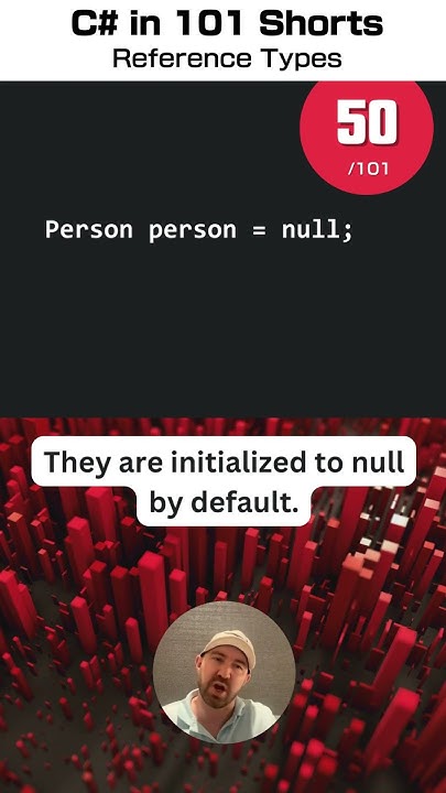 C# Reference types - C# for .NET in 101 Shorts - 50 /101 - YouTube