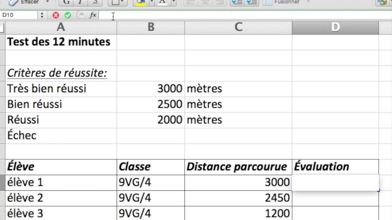 HEPL (MSTIC) Microsoft Excel, la fonction SI( ) imbriquée - YouTube