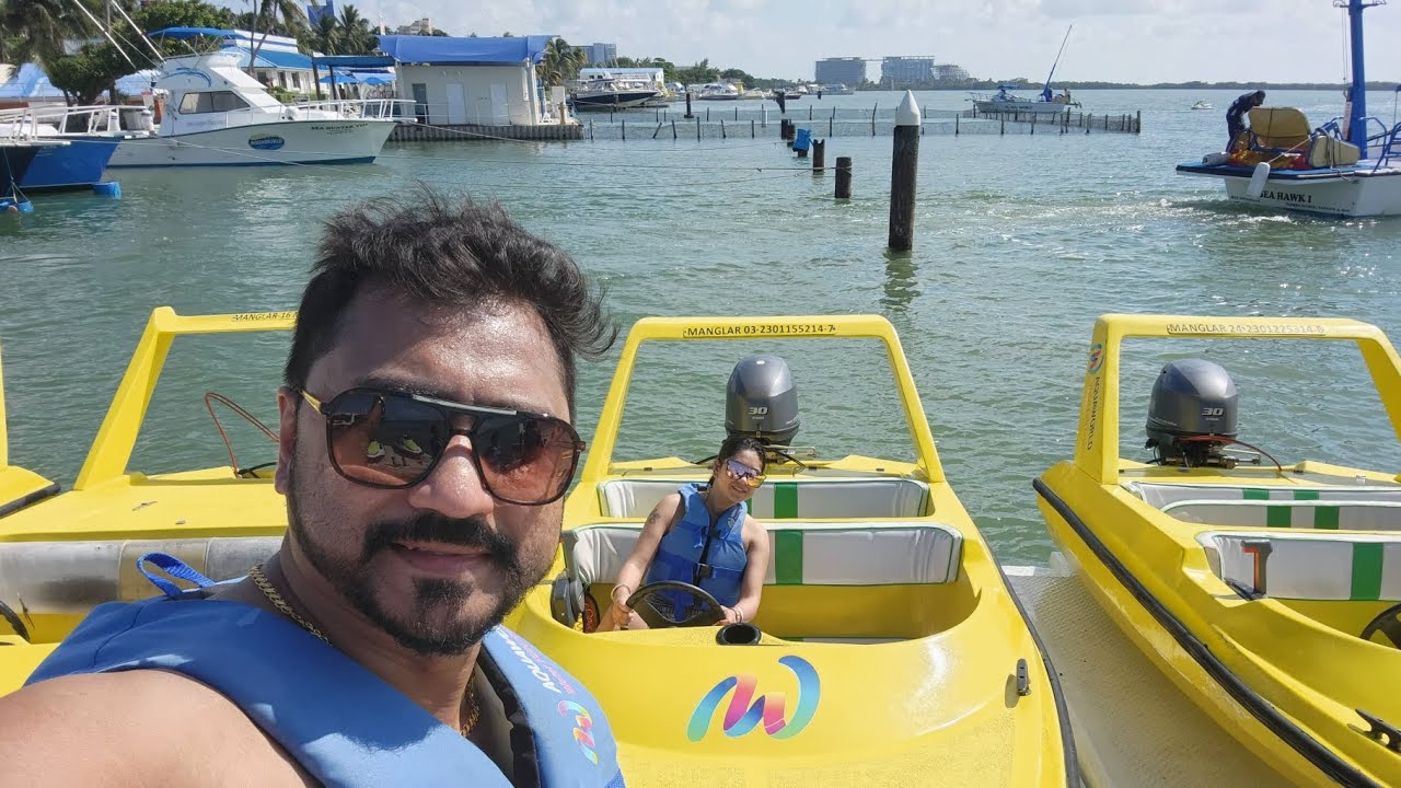 Cancun Jungle Boat Tour| Snorkeling | Punta Nizuc Coral Reef - YouTube
