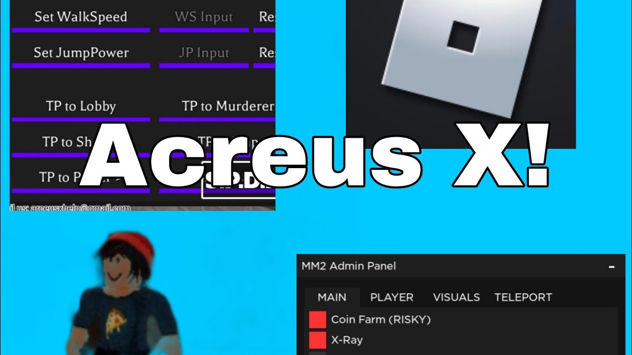 Acreus X 2 New script Murder Mystery 2 Roblox!*OP* Spdm Team - YouTube
