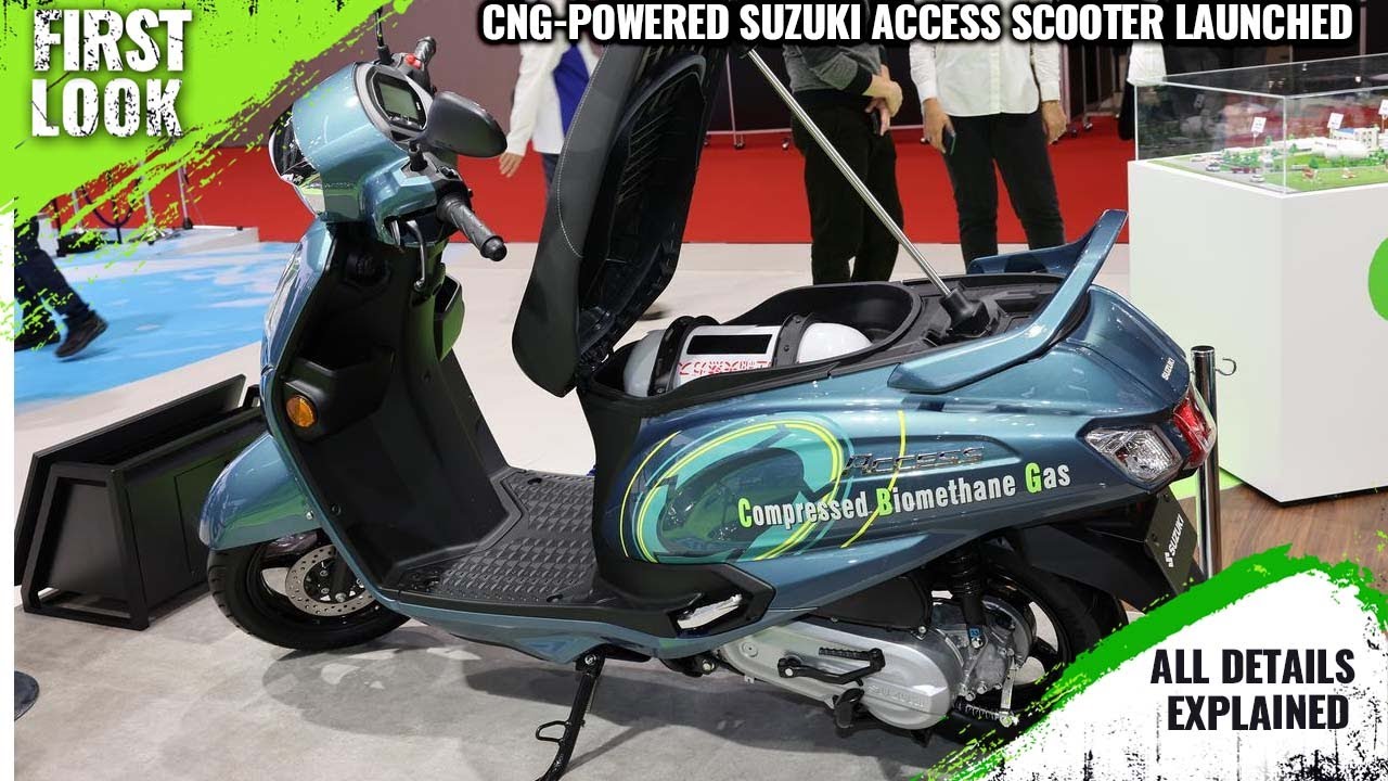 Suzuki Access CNG Scooter Launched At Japan Mobility Show 2025 ...