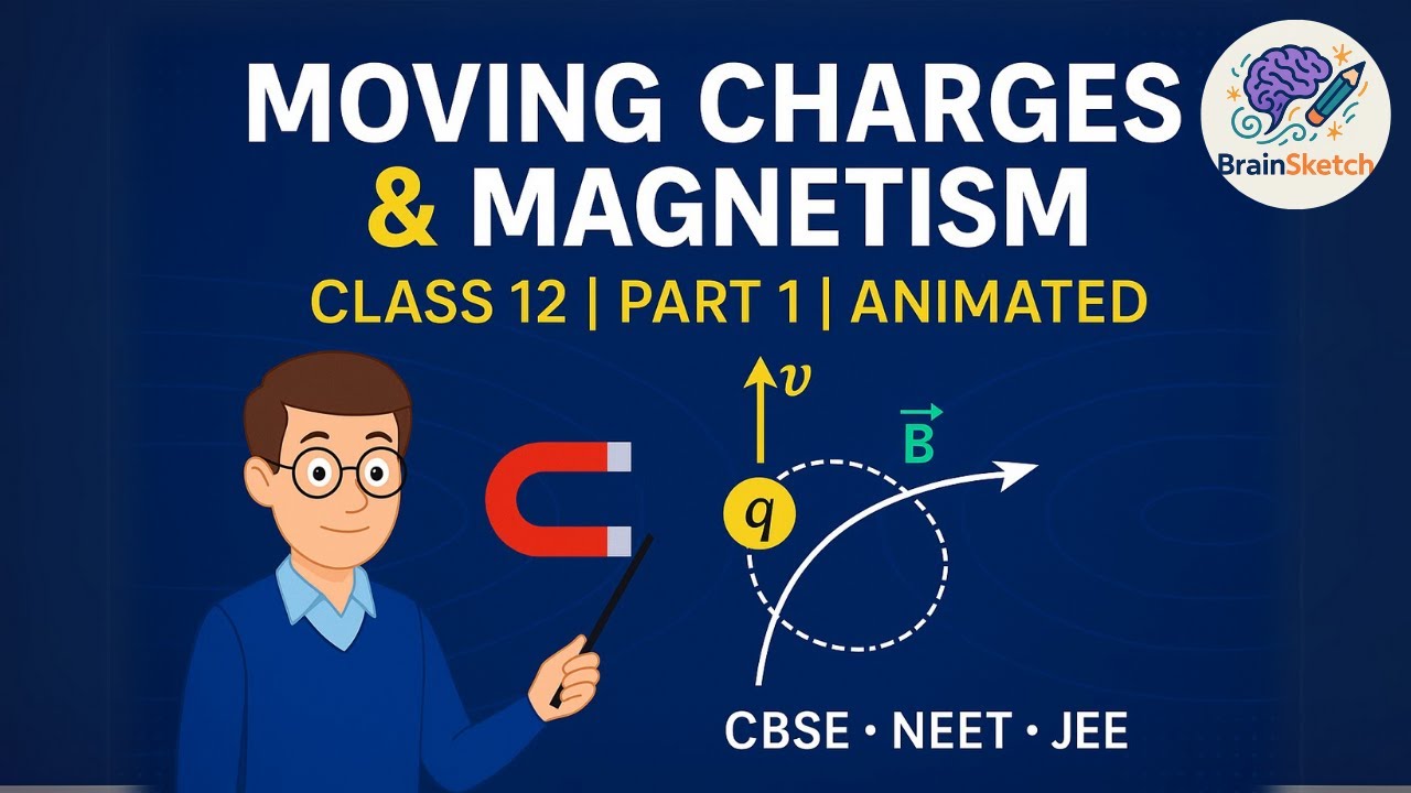 Moving Charges & Magnetism Part 1 | Class 12 Physics | Animated ...