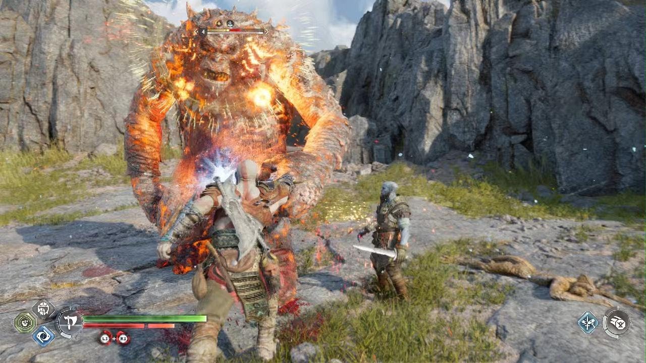 GoW Ragnarök - GmGoW - Ogre Duo -Testing Draupnir - But I think I still ...