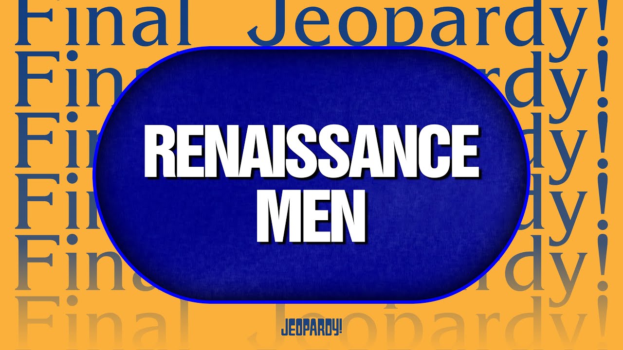 Renaissance Jeopardy The Renaissance Begins Jeopardy Template