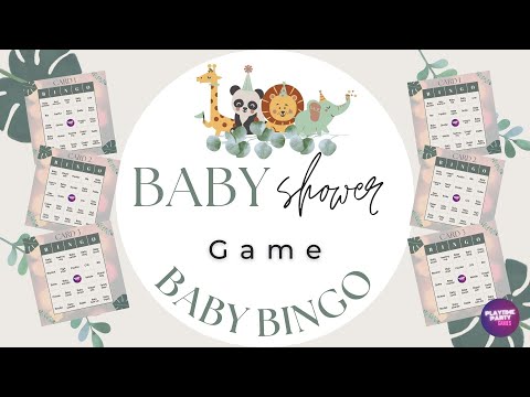 Baby Shower Game: Baby Bingo Challenge!