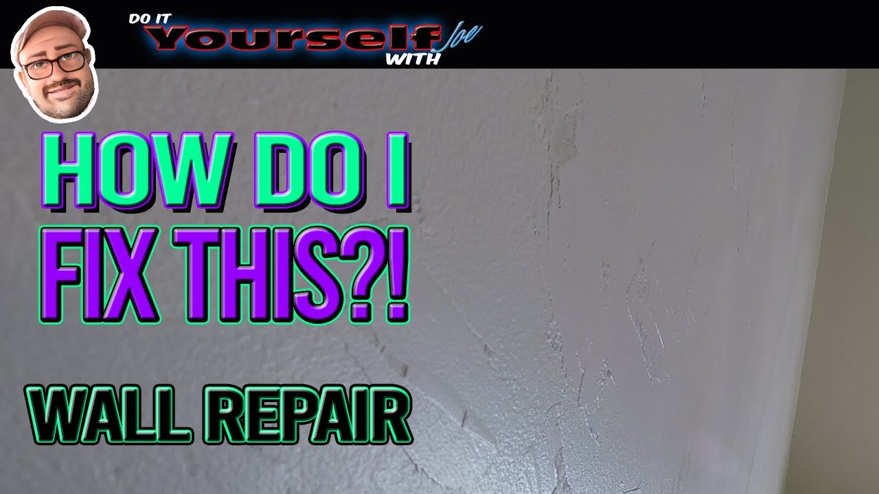 Wall Repair, Painting Prep - YouTube