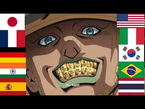 Gyros ''Nyo-ho'' In Different Languages - JoJo's Bizarre Adventure Steel Ball Run