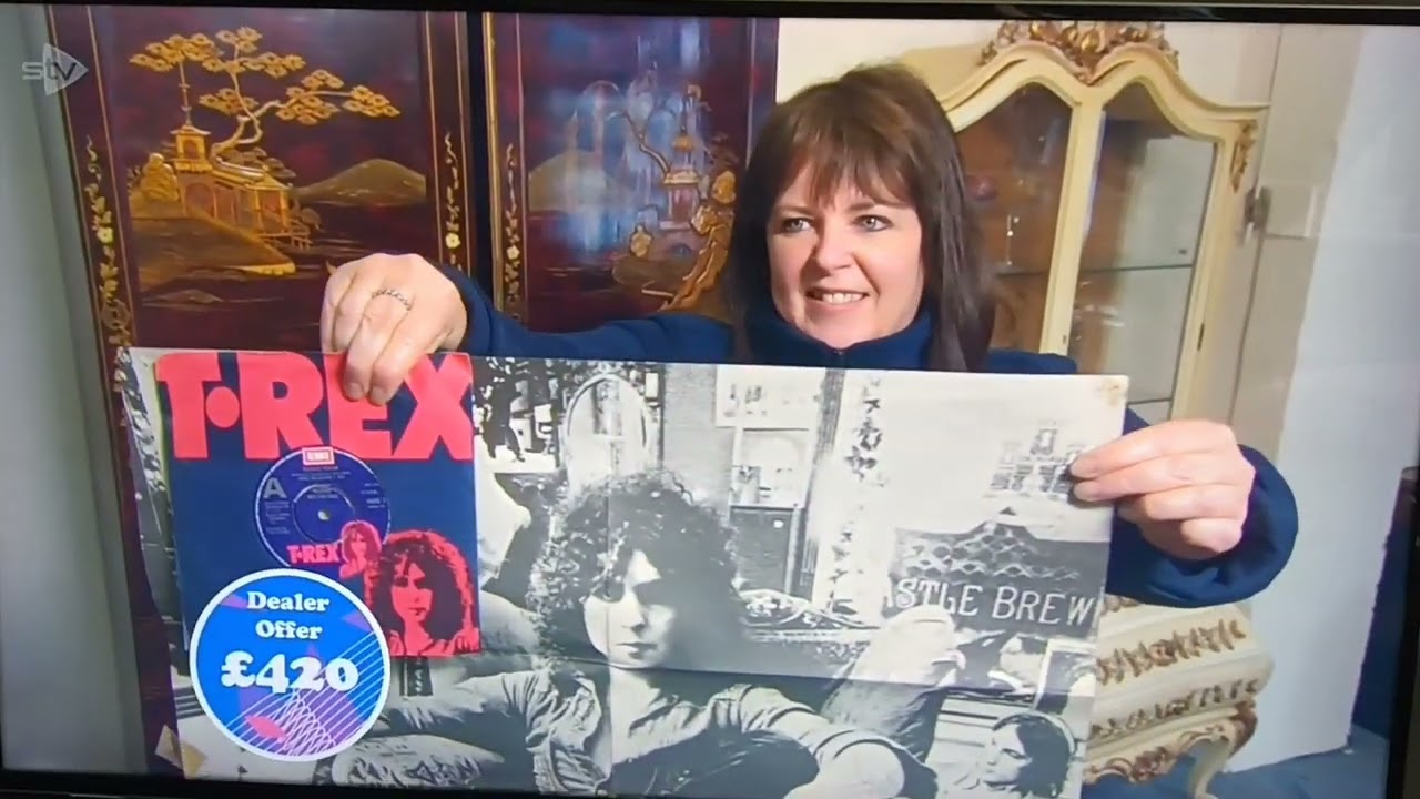 T.Rex Marc Bolan auction ITV Dickinson's Real Deal Steve Currie T.Rex ...