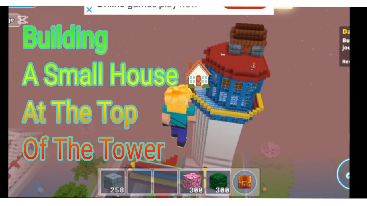 Building a Small House at the Top of a Tower! 🏠 | Minecraft Sky High ...