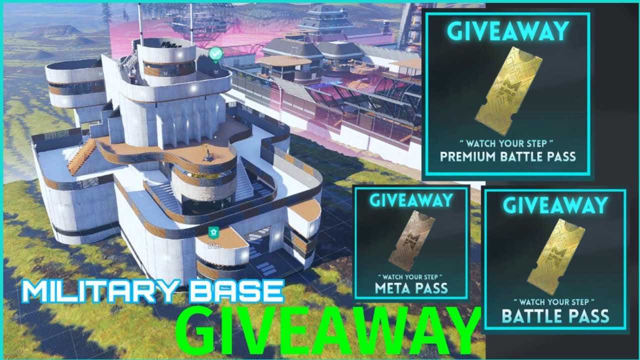 once human base design : Military base building tutorial | Giveaway ...