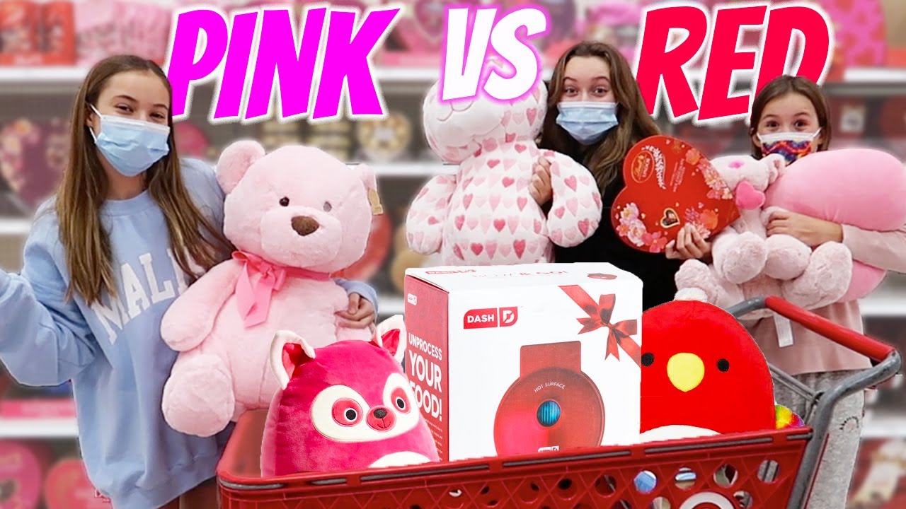 Target PINK VS RED NO BUDGET SHOPPING Spree and Haul! - YouTube