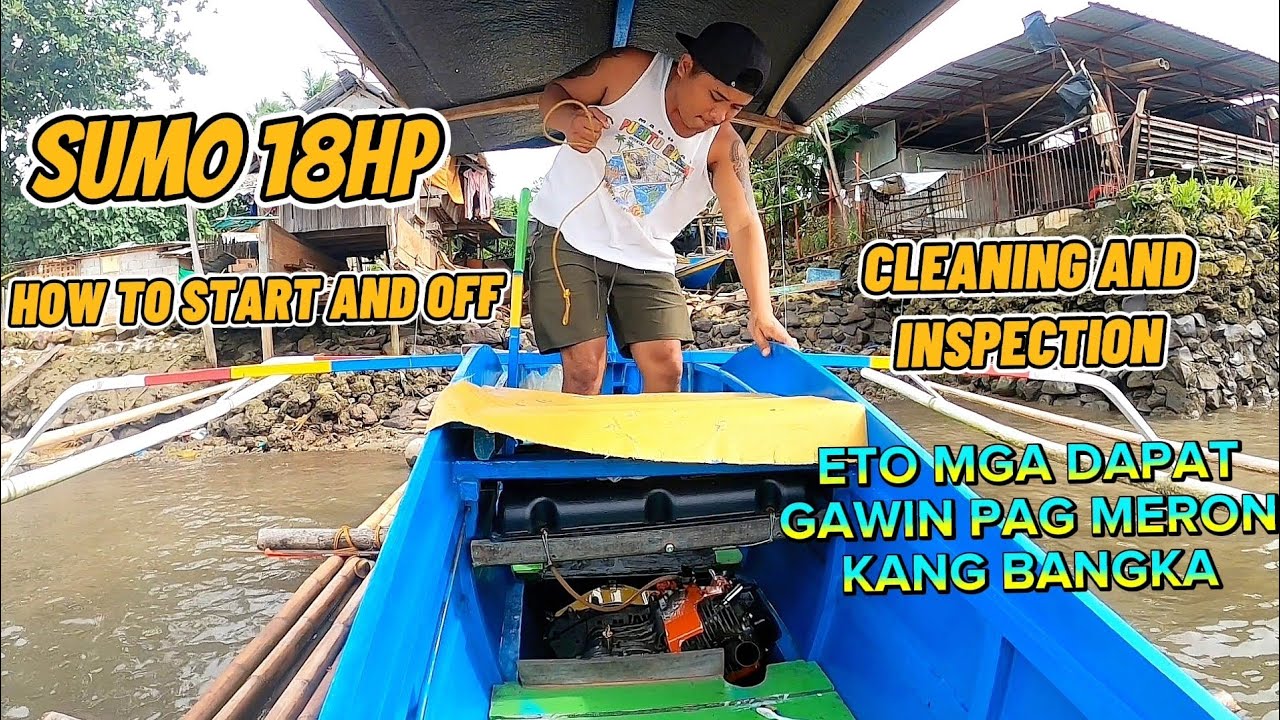 how to start sumo 18hp and clean | 1 click lang kahit dalawang linggo ...