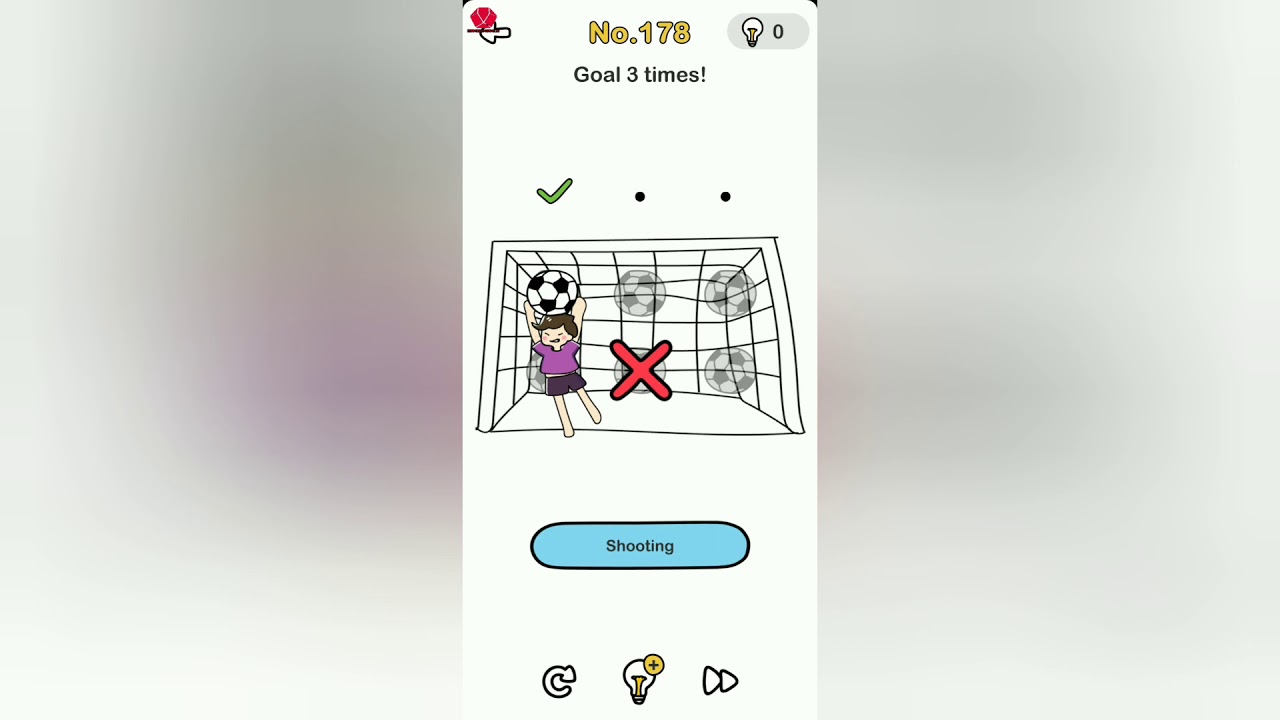 Brain Out Level 178 goal 3 times - YouTube