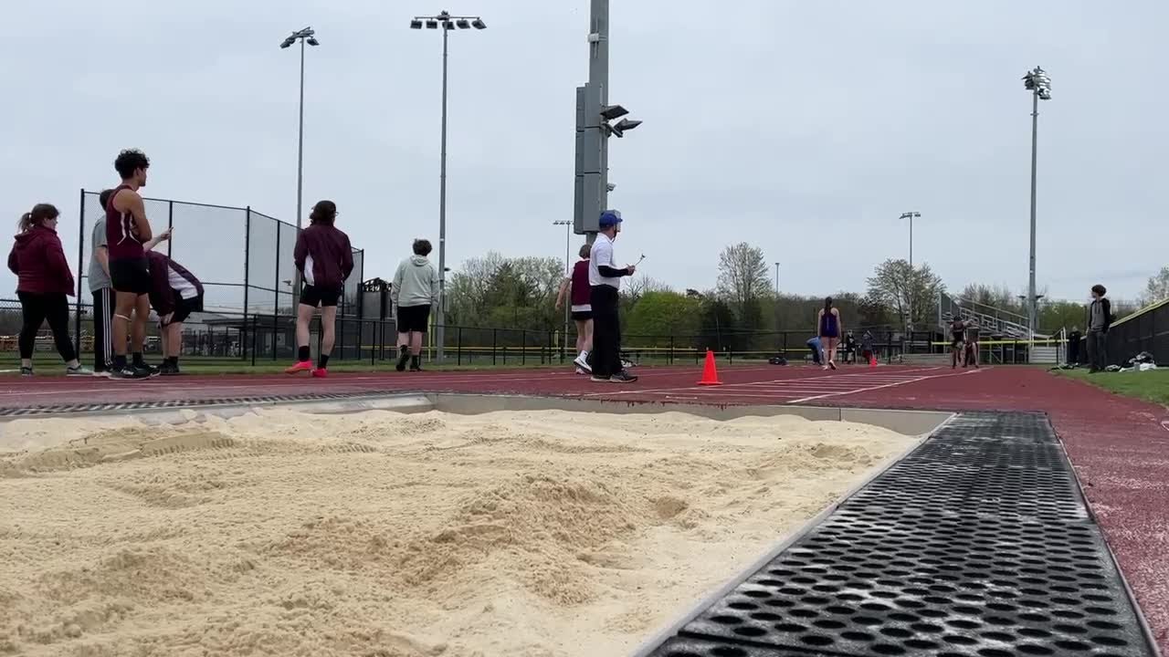 Video: Weedsport’s Troy Brown competes in the long jump at Port Byron ...