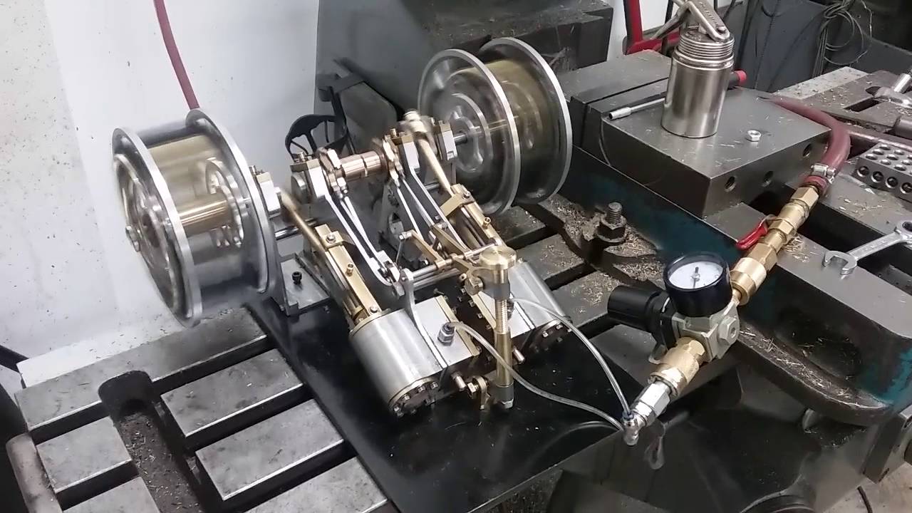 E T Westbury paddle engines running with reverser in place - YouTube