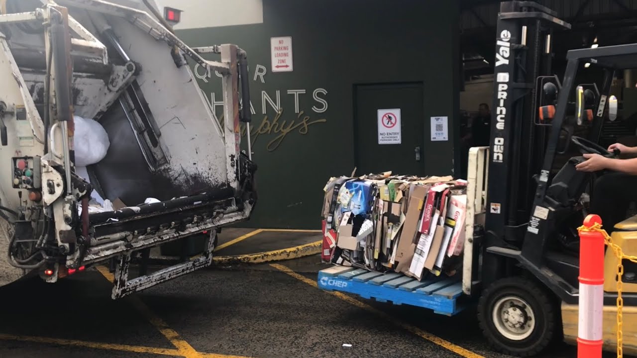 Visy Bulk Cardboard Service - YouTube