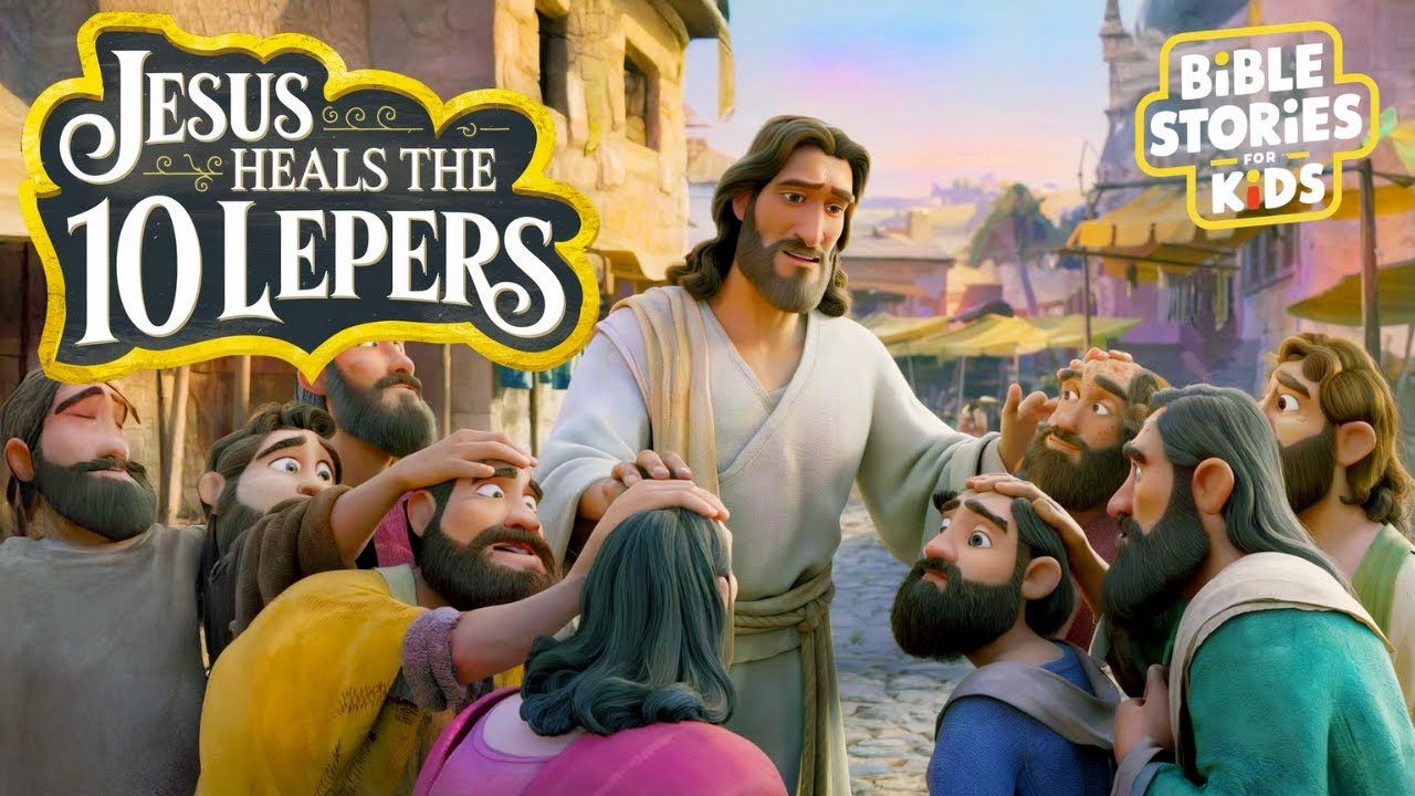 The 10 Lepers I Bible Stories For Kids - YouTube