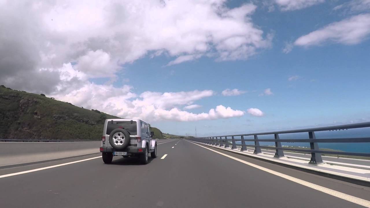 Ile de la Réunion Route vers Grand Anse, Gopro / Reunion island Road to ...