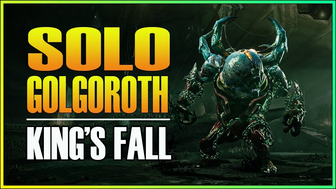 Solo Golgoroth On Titan - King's Fall Raid 2nd Boss Fight - YouTube