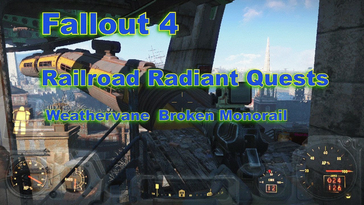 Fallout 4 Railroad WeatherVane Broken Monorail - YouTube