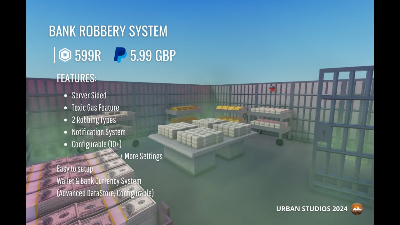 Bank Robbery System Showcase [SALE] - YouTube