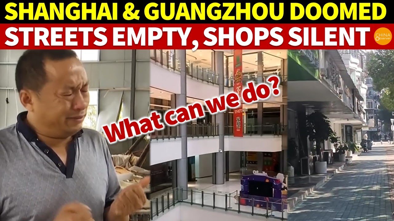 90% Shops Are Empty in Shanghai & Guangzhou? Streets Empty, a Wave of ...