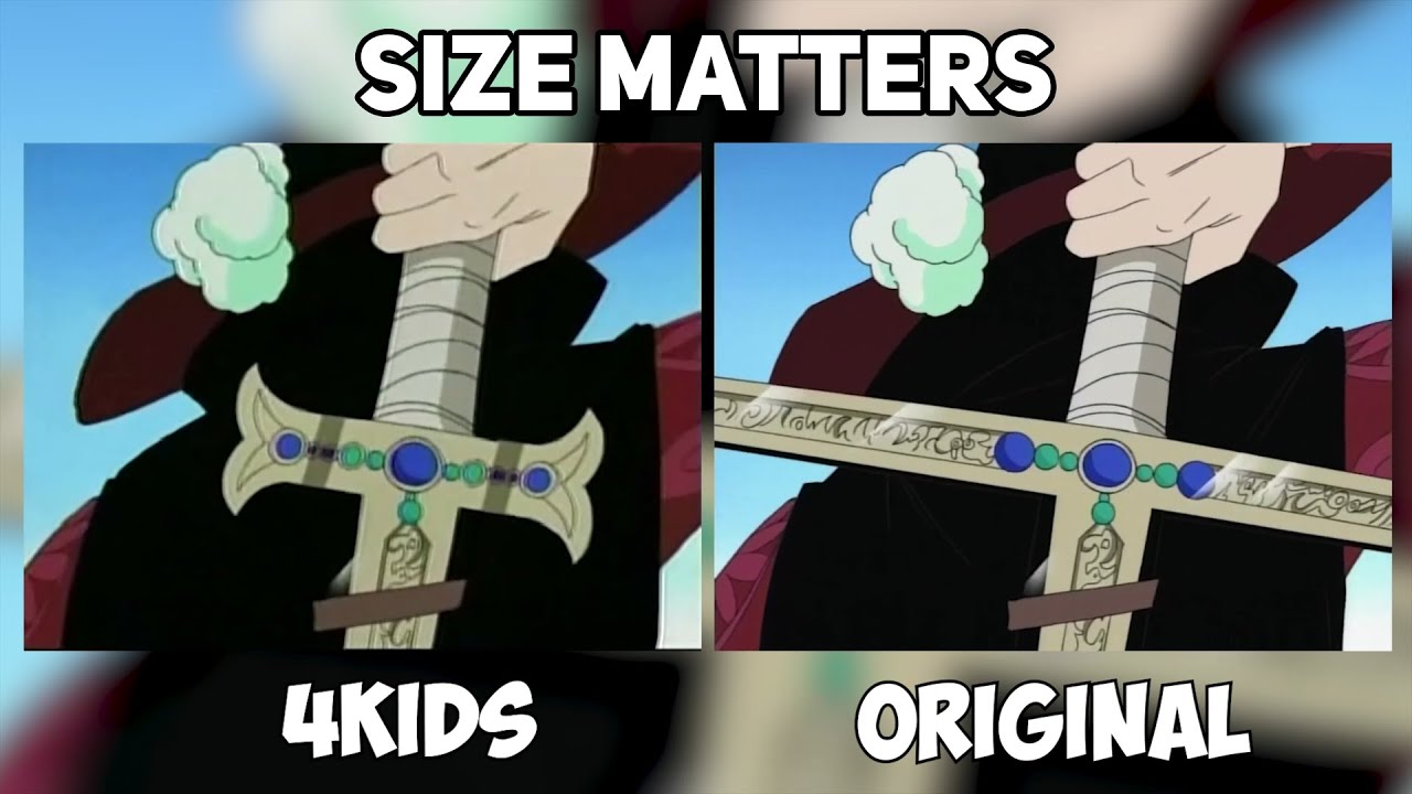 One Piece Censorship Comparison Youtube