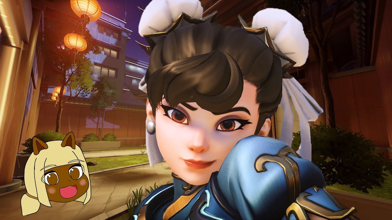 Disfrutando de mi skin de Chun-Li | Overwatch - YouTube