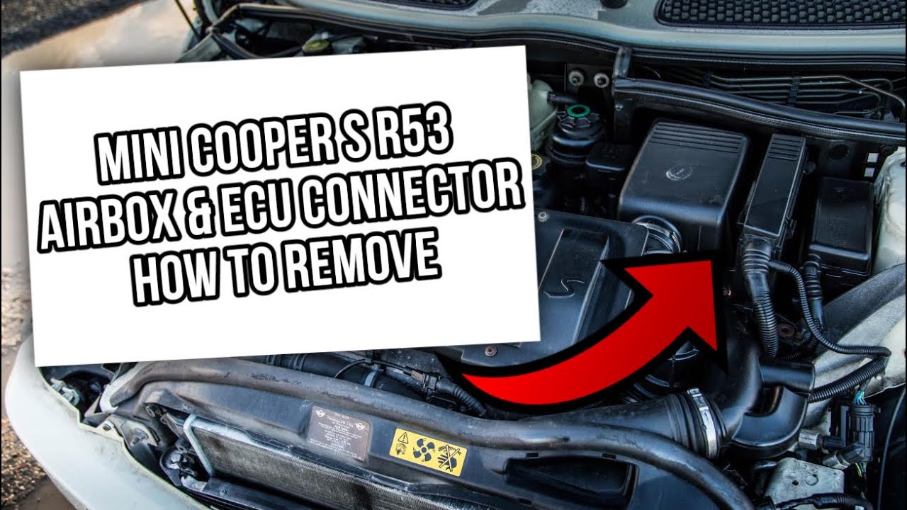 How to remove the air box and ECU out the r53 - YouTube