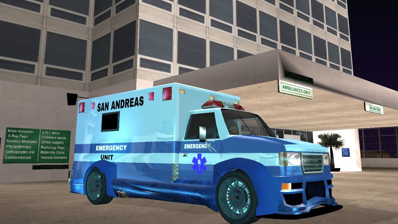 GTA SA Vehicle Tuning S07P03: Ambulance - YouTube